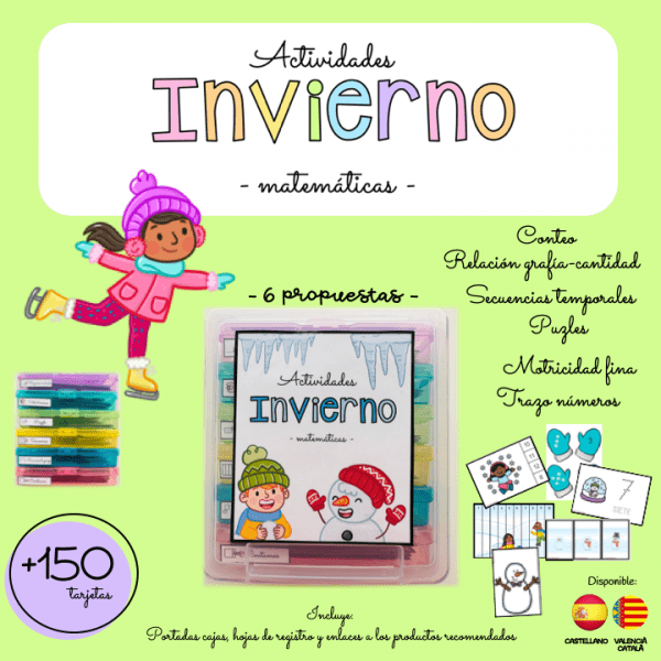 Actividades invierno – matemáticas - Un mundo para educar