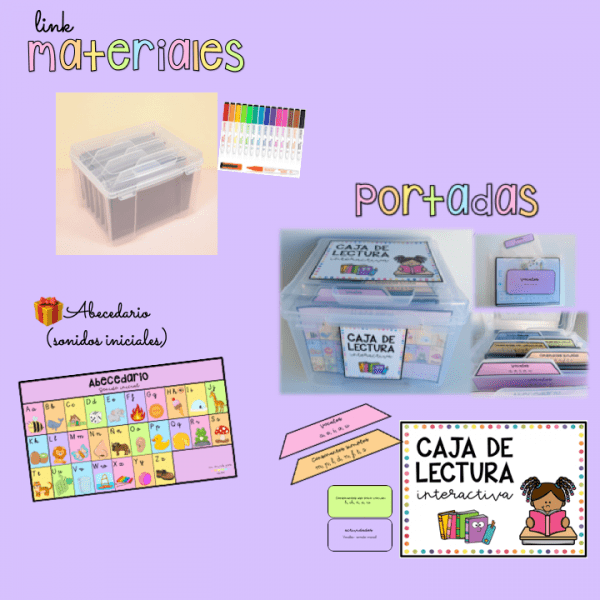 Caja lectura interactiva - Un mundo para educar