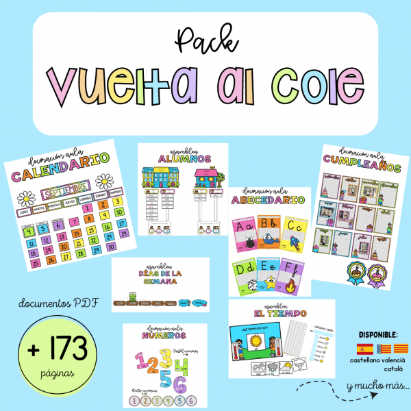 ¡Pack vuelta al cole! - Un mundo para educar